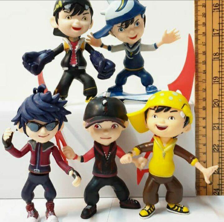 miniatur BOBOIBOY set 5 | Lazada Indonesia