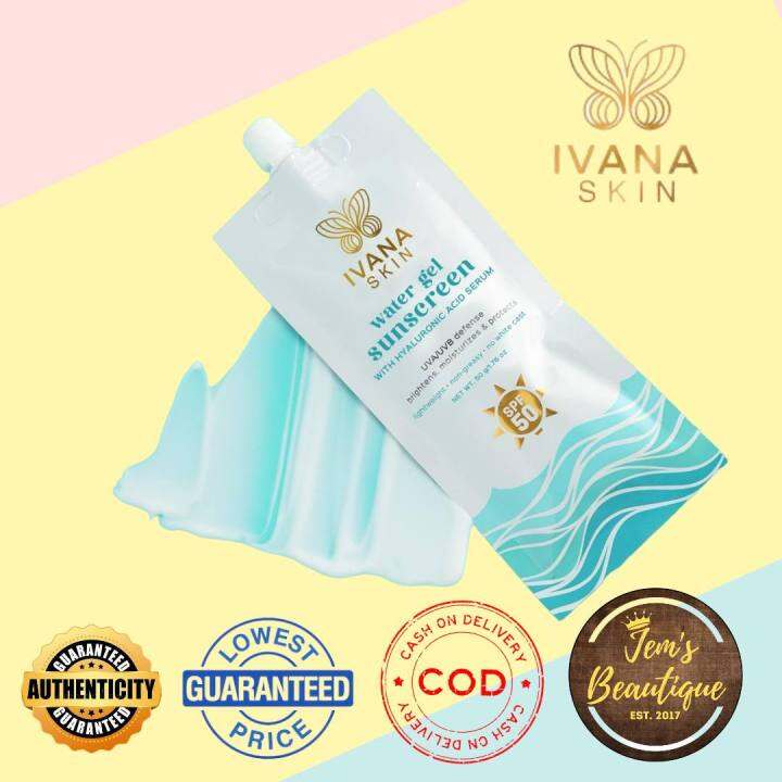 Ivana Water Gel Sunscreen by Ivana Skin | Lazada PH