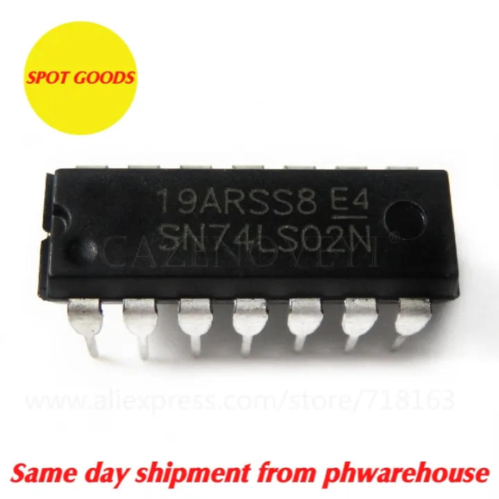 74LS02 7402 Quad 2-Input NOR IC | Lazada PH