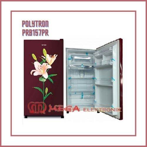 Polytron PRB157PR Lemari Es Kulkas 1 Pintu 150L Maroon | Lazada Indonesia