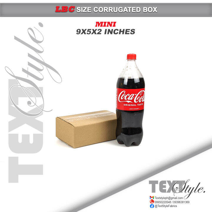 Textstyle Mini LBC Express Sizes Corrugated Cargo Shipping Boxes ...