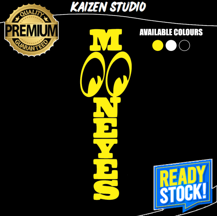 KAIZEN STUDIO MOONEYES Sticker 04 Vinyl Cutting Sticker | Lazada