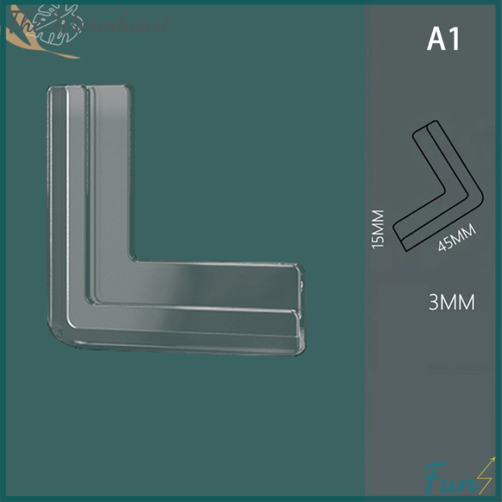 【The Warmheart】 4 Pcs Silicone Safety Furniture Edge Banding Corner ...