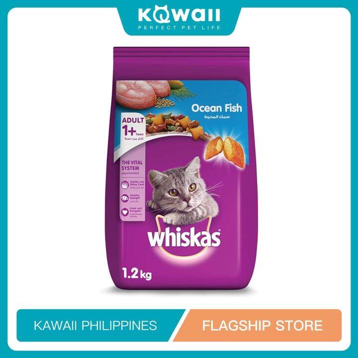 WHISKAS Dry Ocean Fish 1.2kg/7kg | Lazada PH
