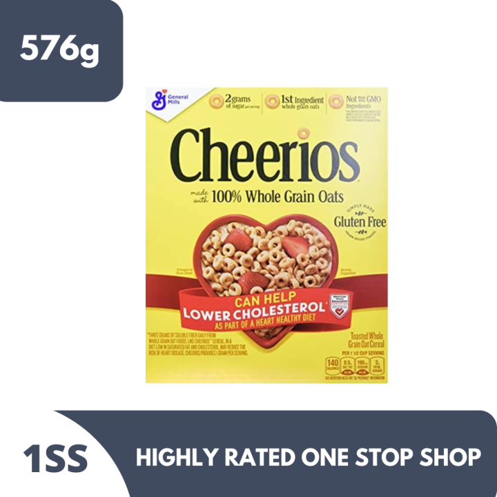 Cheerios Made with 100% Wholegrain Oats, 576g | Lazada PH