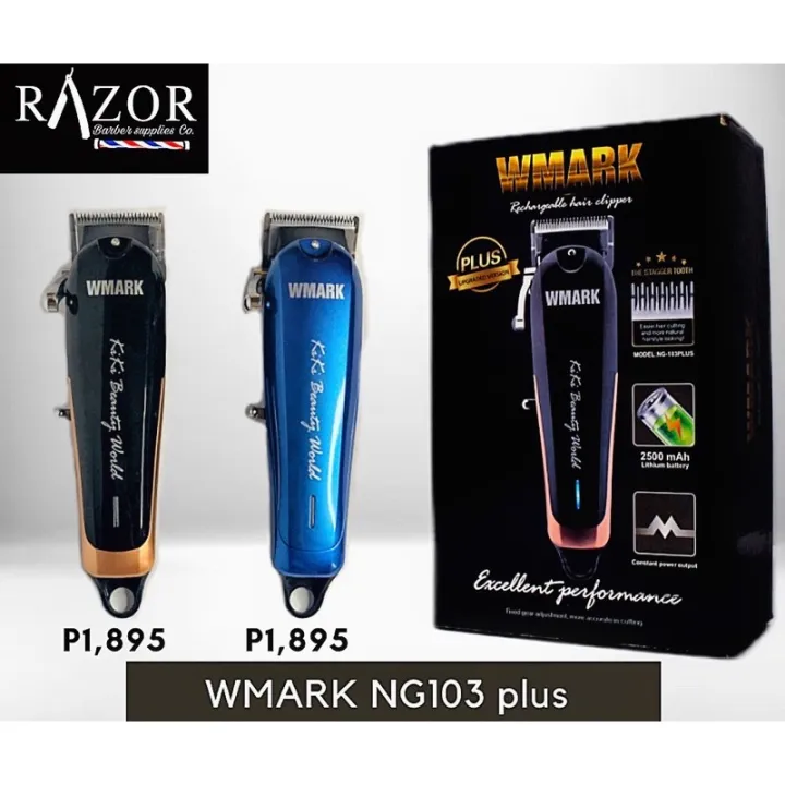 Philippine spot Wmark NG-103 Plus Professional Hair Clipper Stagger ...