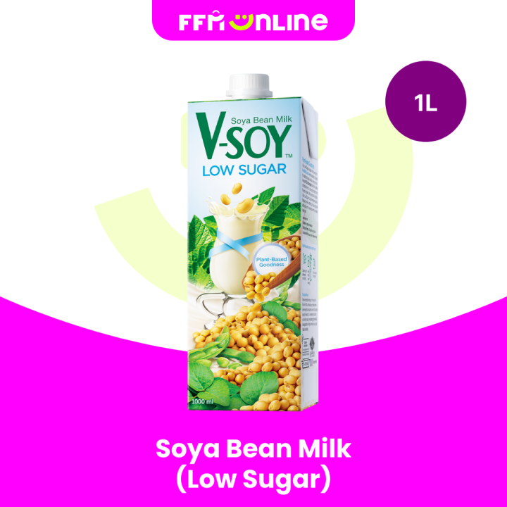V-SOY Soy Bean Milk 1L - Low Sugar | Lazada