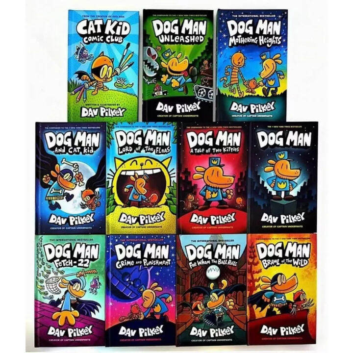 Dogman Dog Man English Comic Book Books Children's Collection Buku ...