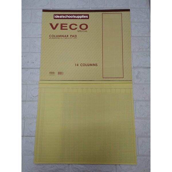 Veco Accounting Columnar Pad | Lazada PH
