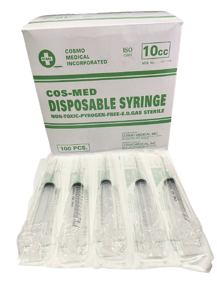 COSMED DISPOSABLE SYRINGE 1cc,3cc,5cc & 10cc | Lazada PH