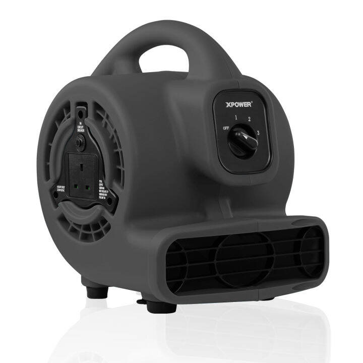 XPOWER P-80A Mini Mighty Air Mover Floor Fan Dryer Utility Blower With ...