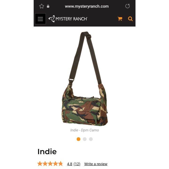 Mystery Ranch Indie shoulder bag A4 | Lazada PH