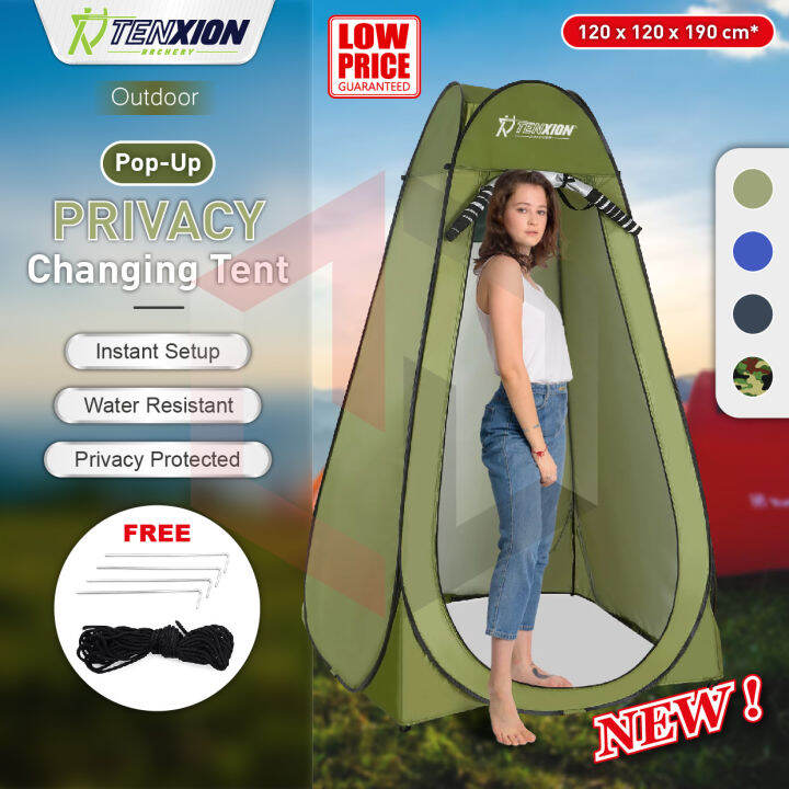 TenXion Outdoor Privacy Changing Tent Camping Shower Bathroom Khemah ...