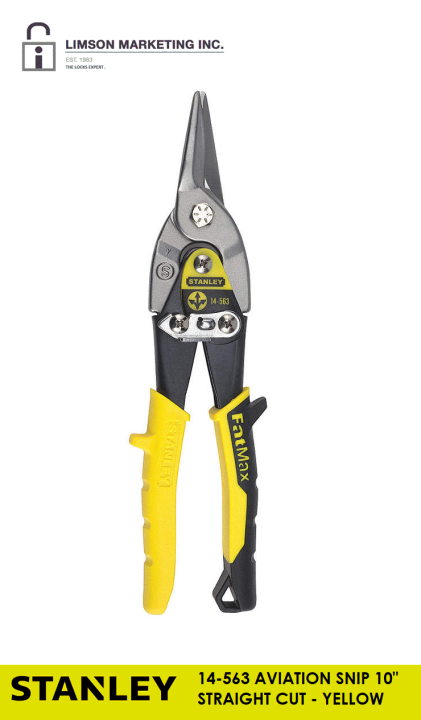 STANLEY 14-563 AVIATION SNIP Straight Cut 10 inch. | Lazada PH