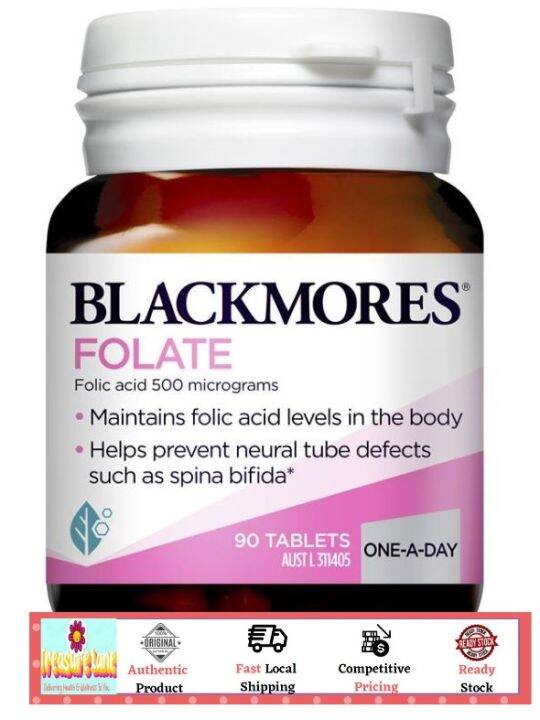 Blackmores Folate One-A-Day (90 Tablets) | Lazada Singapore