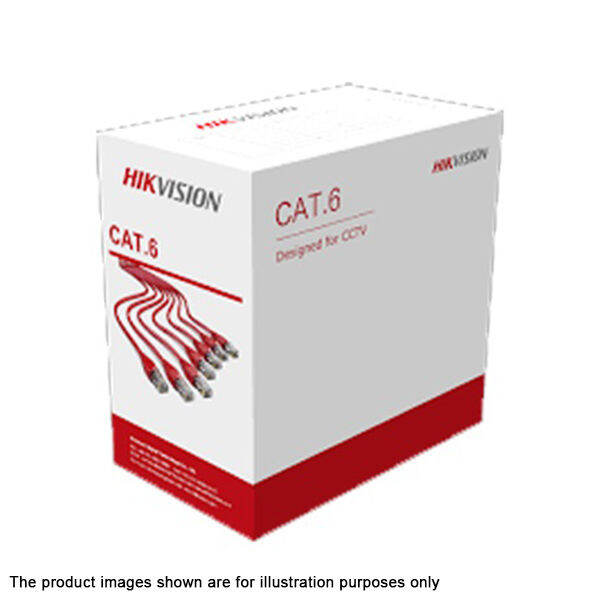 HIKVISION DS-1LN6U-SC0 23AWG UTP Cat6 Solid Copper PoE Network Cable 305M - CCTV Orange | Lazada