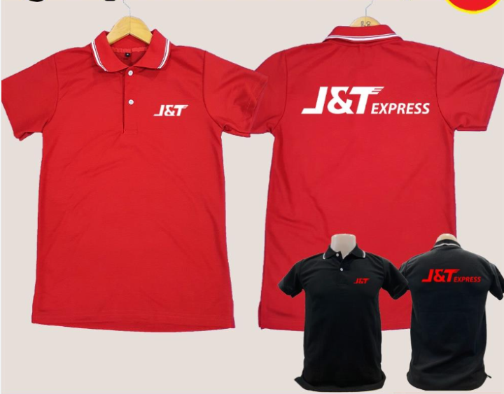 2023 Frontliner Jnt Express POLO SHIRT-RED BLACK | Lazada PH