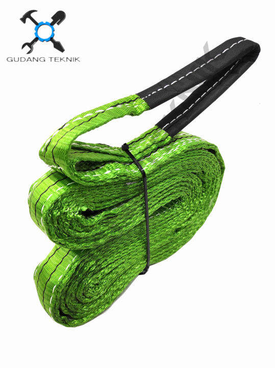 Tali Webbing Sling 2T 4M 5M 6M BENZ / Tali Angkat Barang 2 Ton 4 5 6 ...
