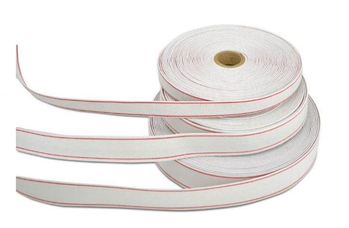 (5-Meter) Getah Pinggang Line Merah, Getah Seluar, Getah Kain, Elastic ...