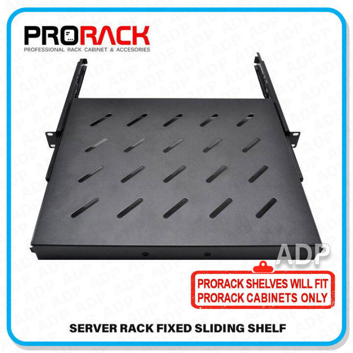 PRORACK Server Cabinet Sliding Rack Shelf Adjustable Depth (for Prorack ...