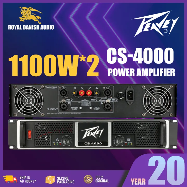 (แท้ 100%) Peavey CS3000/CS4000 audio power amplifier two-channel 8 ...