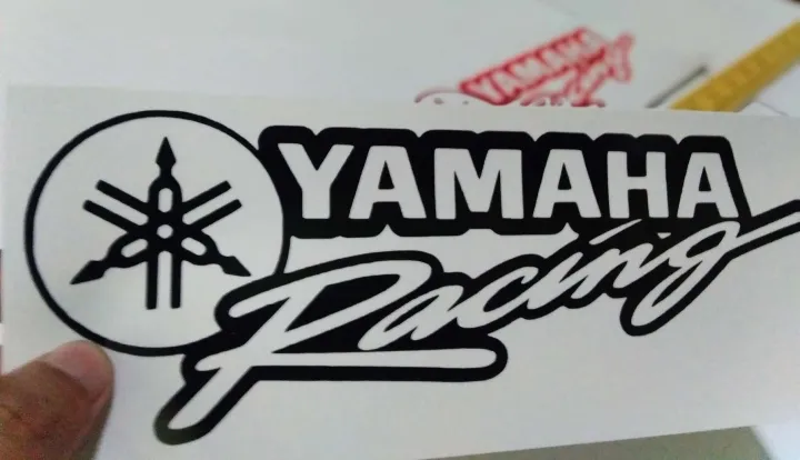 YAMAHA RACING MOTORCYCLE DECAL STICKER 8.5" X 3" | Lazada PH