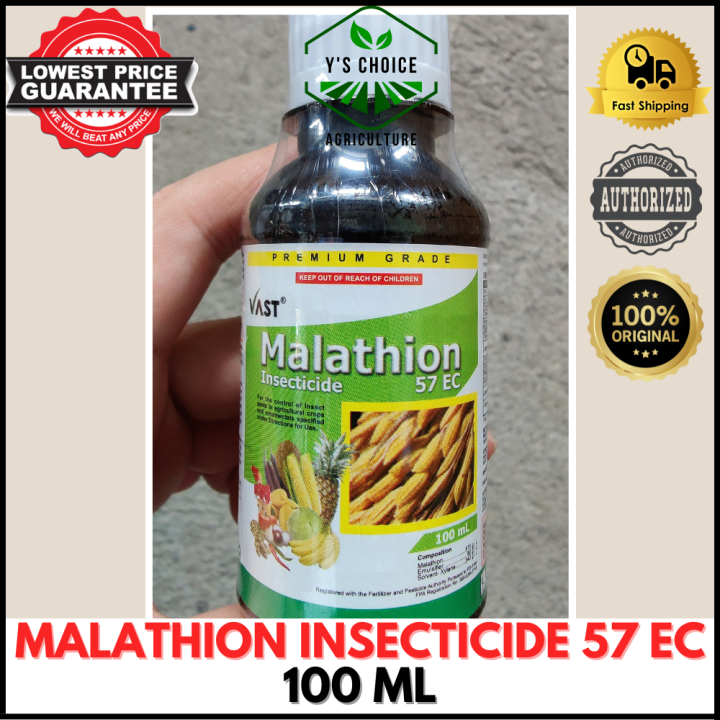 MALATHION INSECTICIDE 57 EC 100 ml - SAFE TO USE ON ANIMALS - VAST ...
