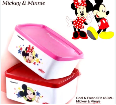 Tupperware Square Round Unicorn/Mickey - 1/2 pc | Lazada