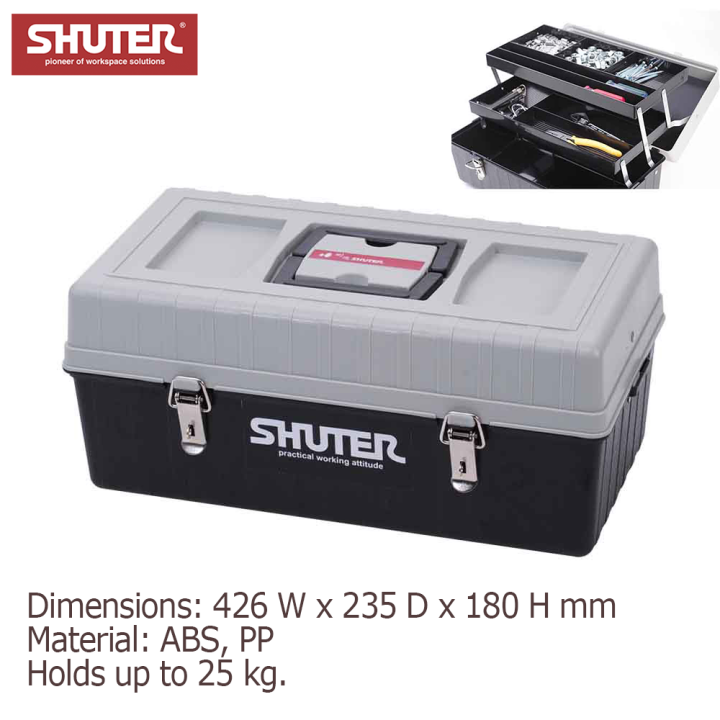 Tool Box Professional 2 Layer 25 Kg Perkakakas Toolbox Shuter TB-102 | Lazada Indonesia