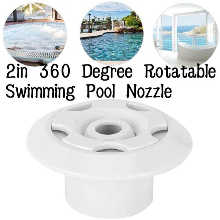 2in 360 Degree Rotatable Swimming Pool Massage Nozzle Water Outlet SPA ...