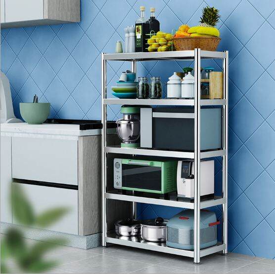W.Living 304 Stainless Steel 900mm 3/4/5 Tiers Kitchen Rack Kitchen ...