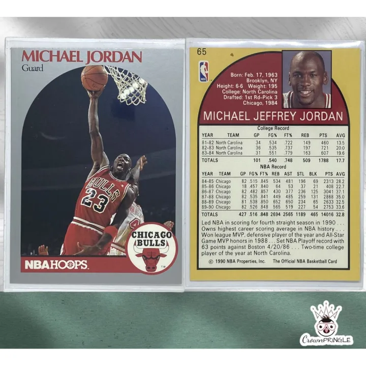 1990-91 Hoops Michael Jordan MJ card | Lazada PH