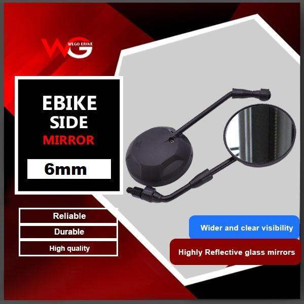 psnjb6503raan Ebike side mirror left and right 6mm Applicable to Romai ...
