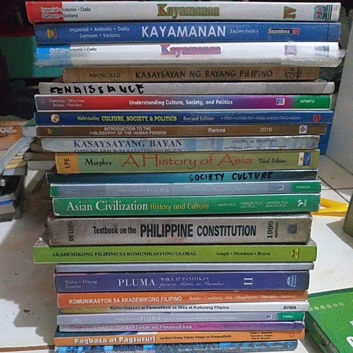 Senior High School Books STEM HUMSS ABM GAS SHS Earth Filipino ...
