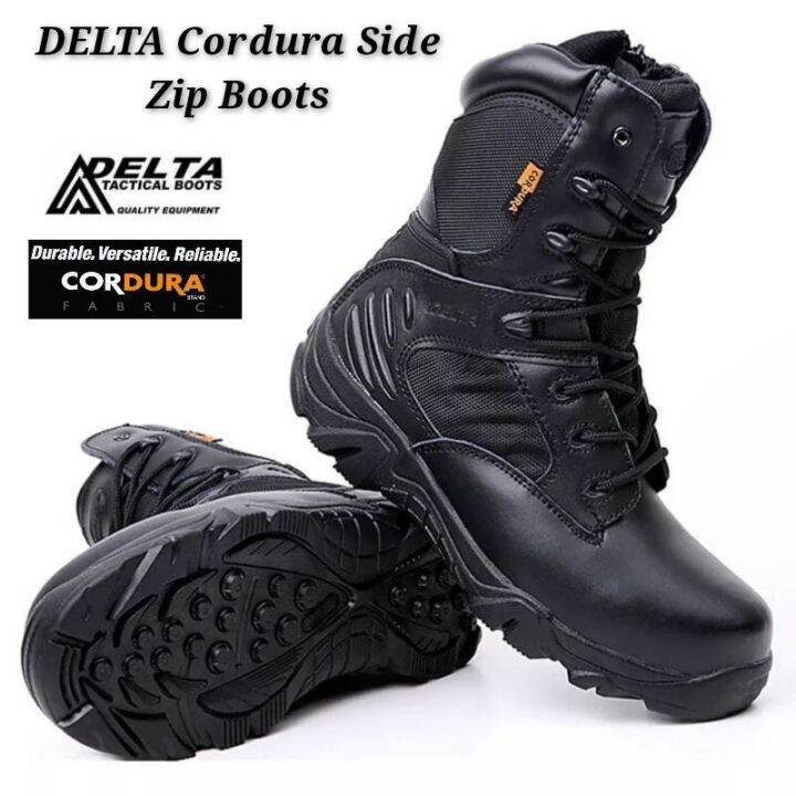 Delta Side Zip Cordura Tactical Hiking Combat Boots | Lazada PH