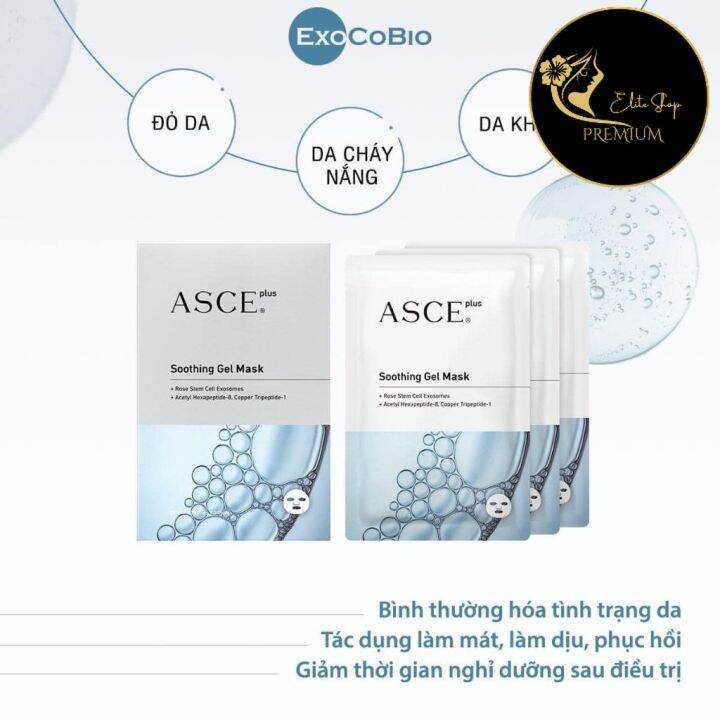 Mask ASCE plus Soothing Gel mặt nạ siêu phục hồi, làm mát, làm dịu da ...