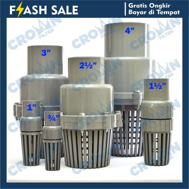 FOOT VALVE / FOOT KLEP PVC 4" KDJ TAIWAN | Lazada Indonesia