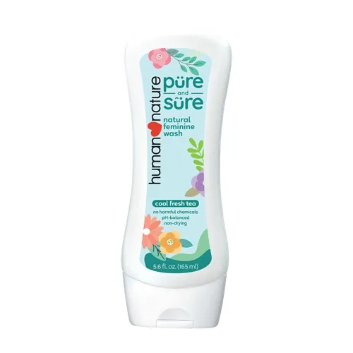 Human Nature Pure & Sure Feminine Wash Cool Fresh Tea 165ml BUNDLE OF 2 | Lazada PH
