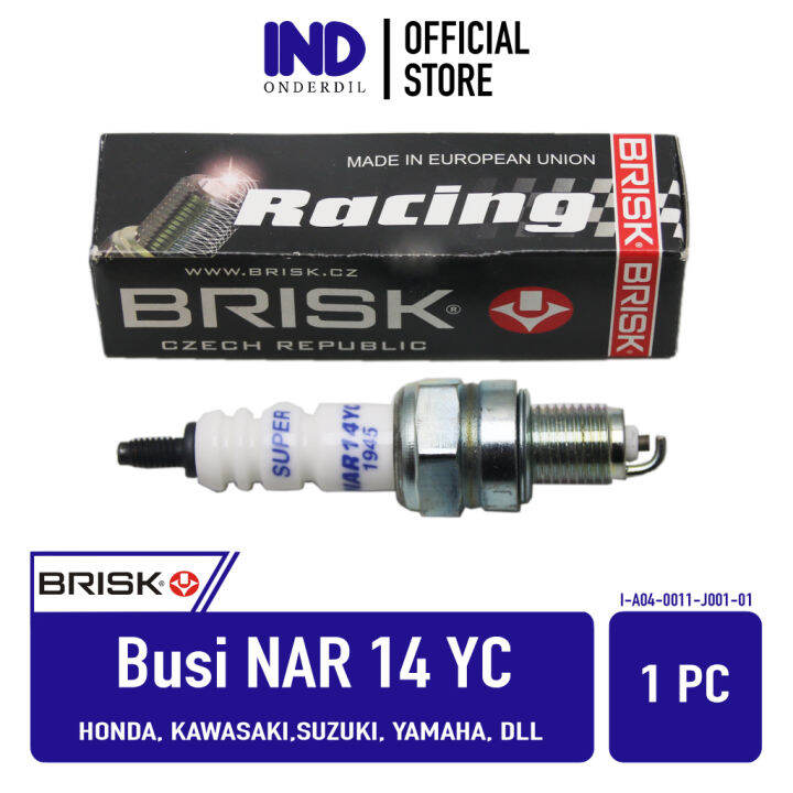 Busi Motor Copper-Kuper Racing Brisk NAR14YC-NAR 14YC-14 YC Grand ...
