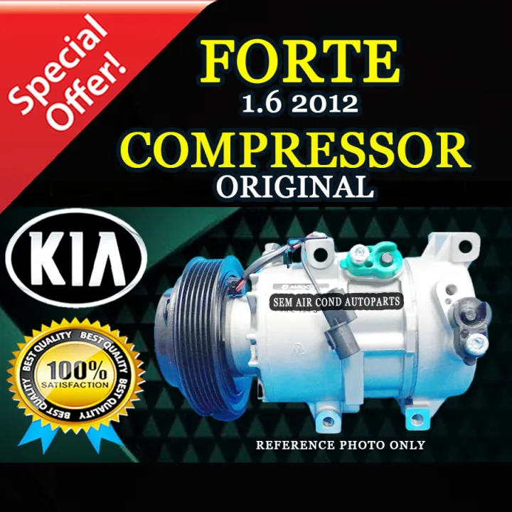 KIA FORTE 1.6CC 2012 YEAR ORIGINAL COMPRESSOR/ KOMPRESOR (CAR AIRCOND ...