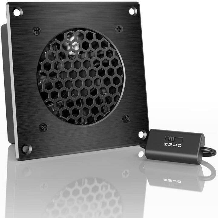 AC Infinity AIRPLATE S1, Quiet Cooling Fan System 4" with Speed Control ...