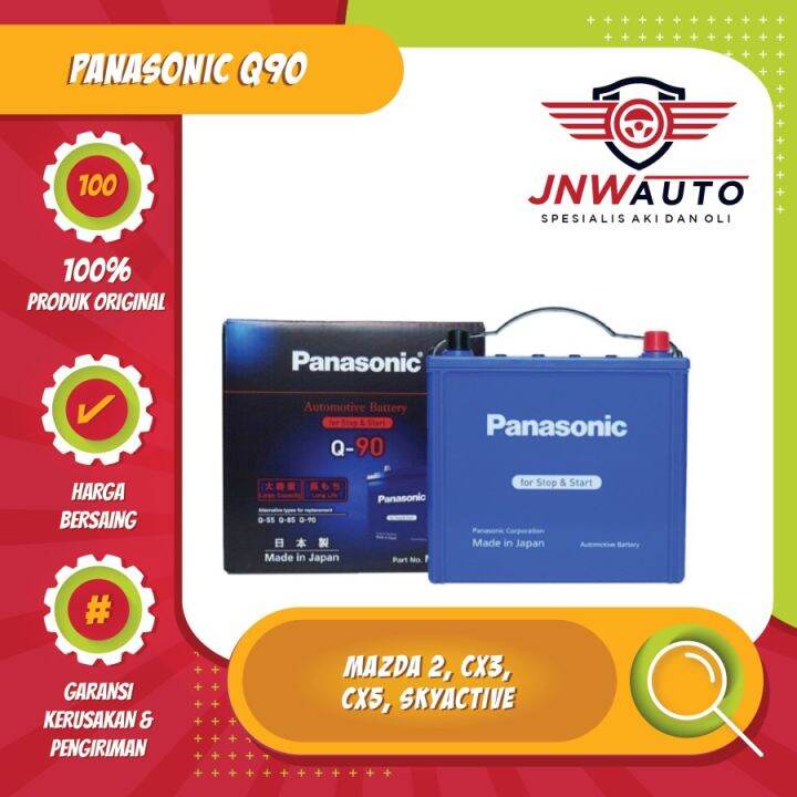 Aki Panasonic Q90 / Q85 for Mazda ISS made in Japan | Lazada Indonesia