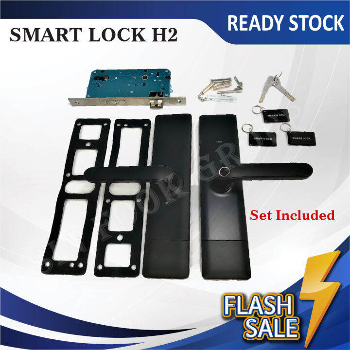 Smart Lock H2 Fingerprint Door Lock Safe Digital Electronic Lock Ready ...