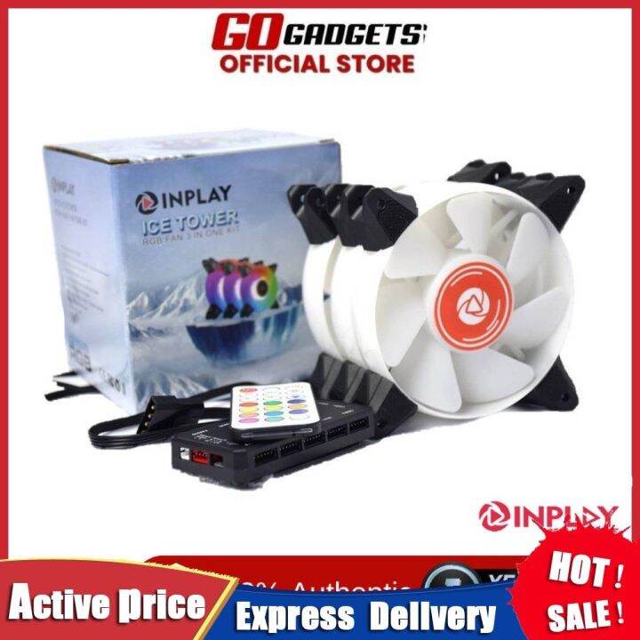 Inplay 120mm ARGB Cooling Fan Ice Tower V2 3in1 Kit With Controller ...