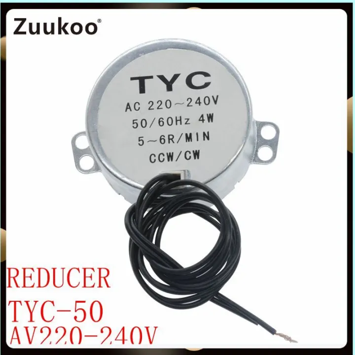 TYC-50 AC 220-240V 50/60Hz Synchronous Motor 5-6RPM Robust Torque 4W CW ...
