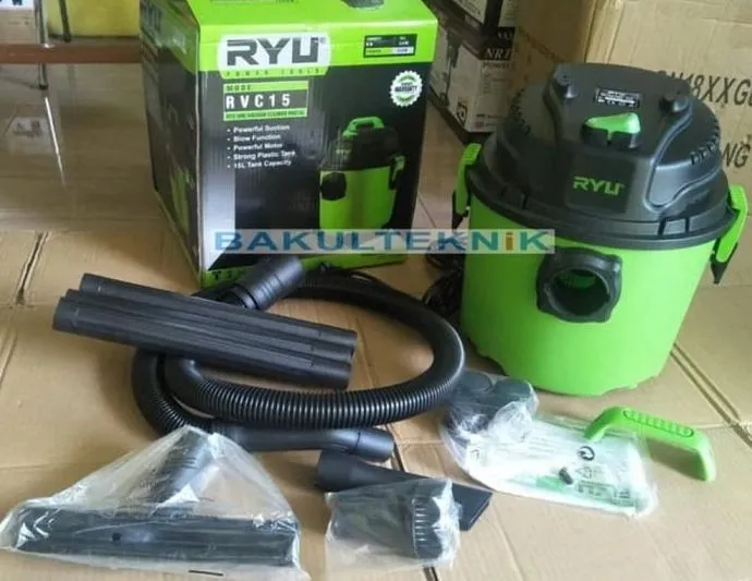 RYU - TEKIRO 650 WATT VACCUM - BLOWER CLEANER WET AND DRY - MESIN ...