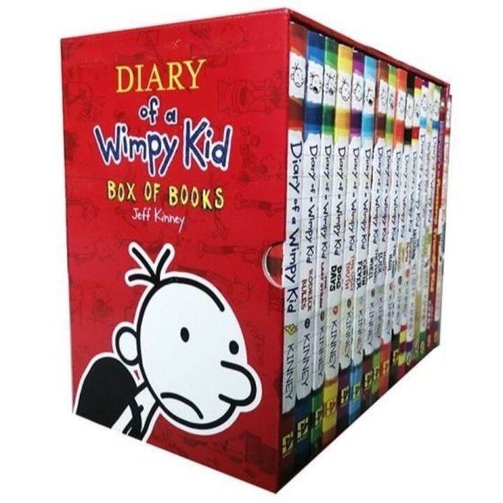 【Ready Stock】COD Diary of a Wimpy Kid (Set of 16 books) with Box ...