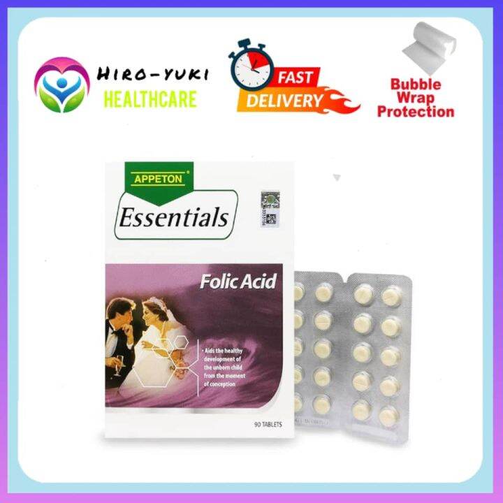 Appeton Essentials Folic Acid 400mcg (90's) | Lazada