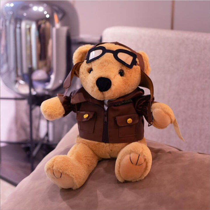 Cartoon Pilot Teddy Bear Stuffed Toy Children Plush Toy | Lazada PH