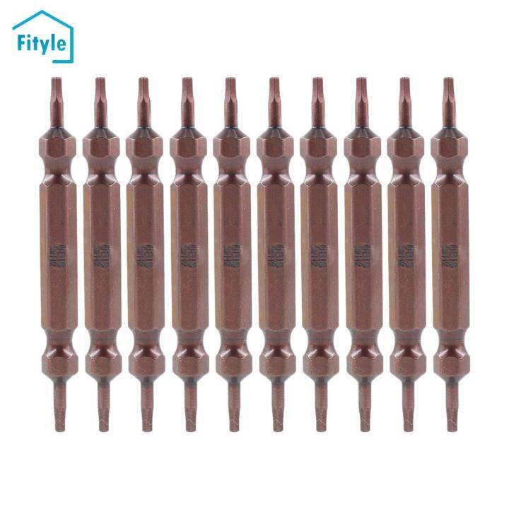 Fityle 10x Hex Head Allen Wrench Drill Bit Set Magnetic Tips for Easy ...